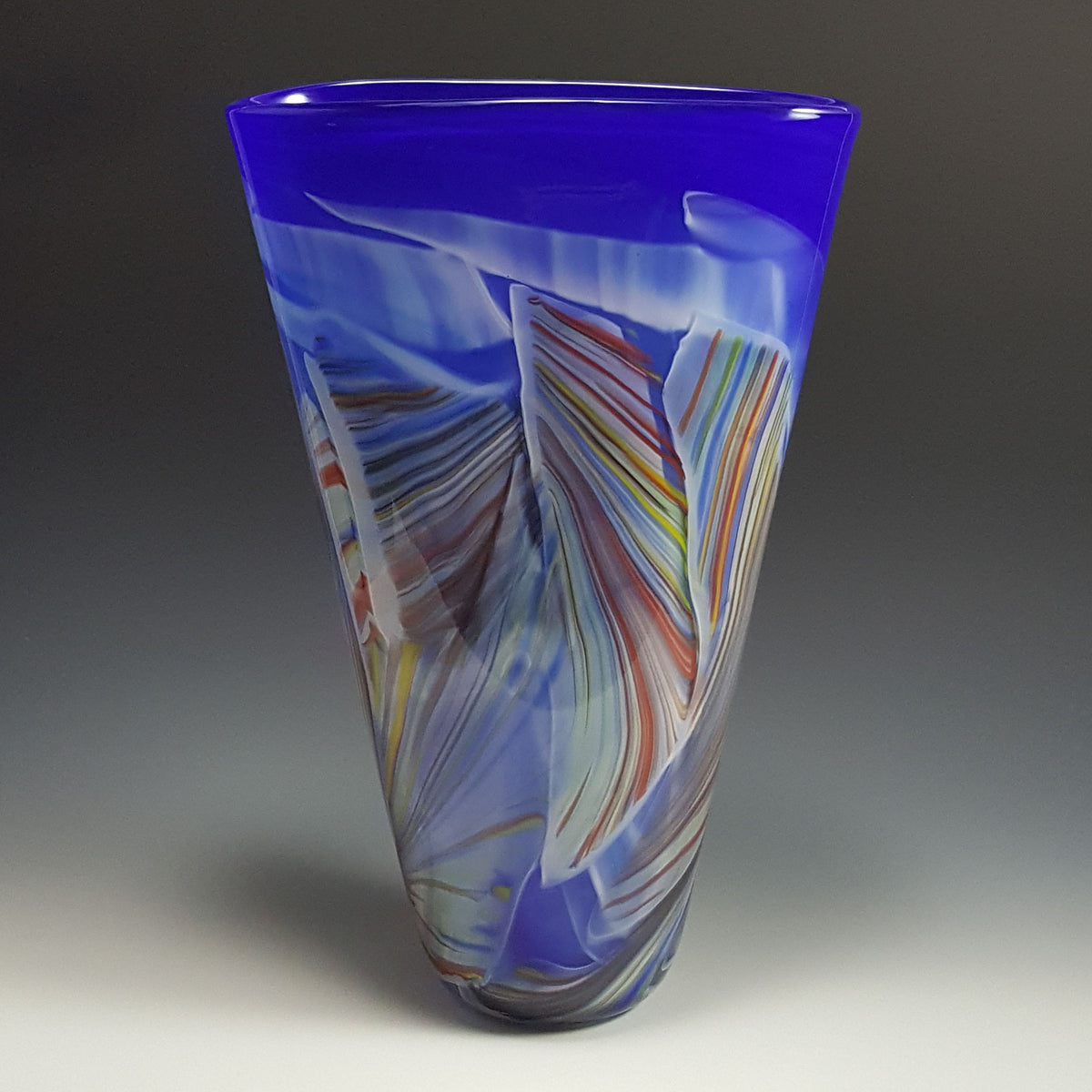 Petite Transformation Vase – Rosetree Blown Glass Studio and Gallery