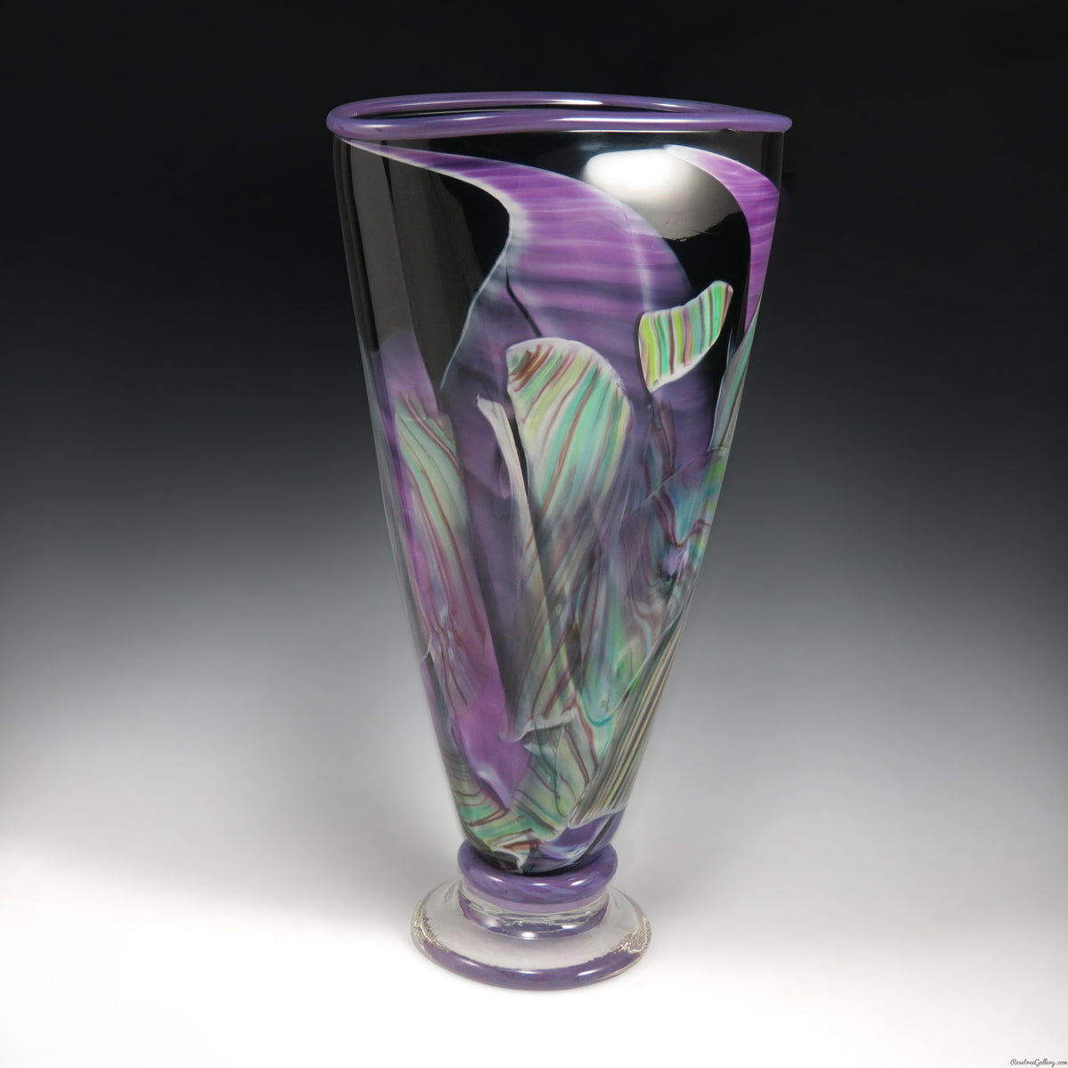 Transformation Fan Vase – Rosetree Blown Glass Studio and Gallery